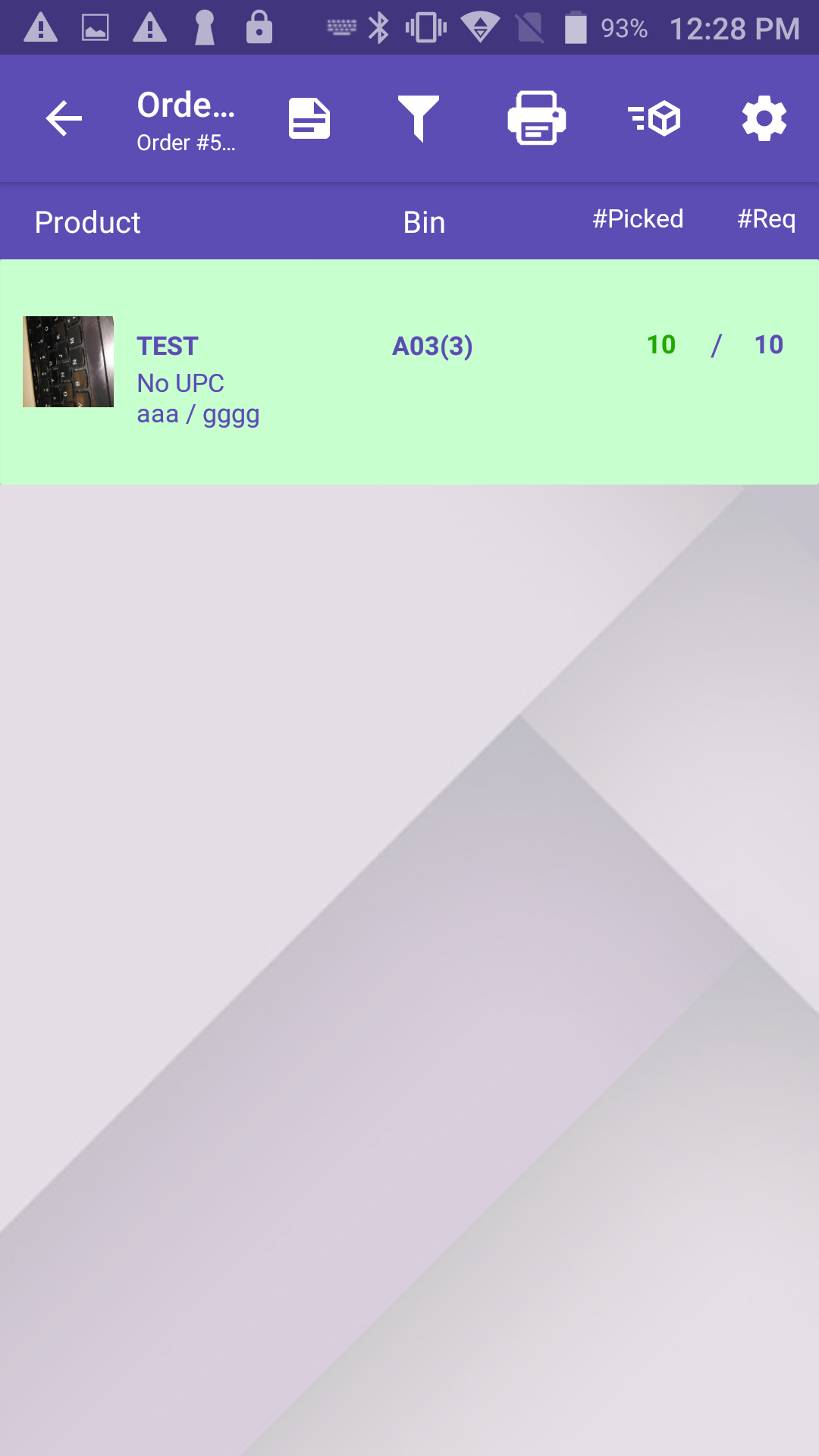 Picking Order Items - Skustack Help
