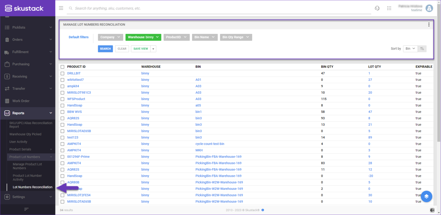 Manage Lot Numbers and Expiration Dates - Skustack Help