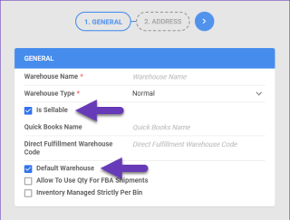Manage Warehouses - Skustack Help