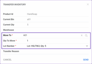 Bin to Bin Transfer - Skustack Help
